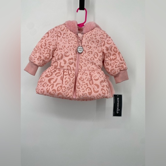 Rothschild | Jackets & Coats | Rothschild Pink Leopard Print Kids ...